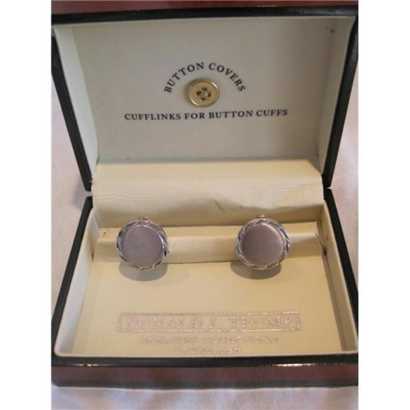 Accessories | Rare Donald Trump Signature Collection Cufflinks Button ...